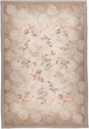 Bassetti ESPERIDI Plaid aus 100% Baumwolle in der Farbe Beige 41, Maße: 135X190 cm - 9333426