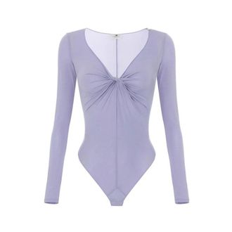 Elisabetta Franchi Damen, Oberteile, Lila, XSGr&ouml;&szlig;e