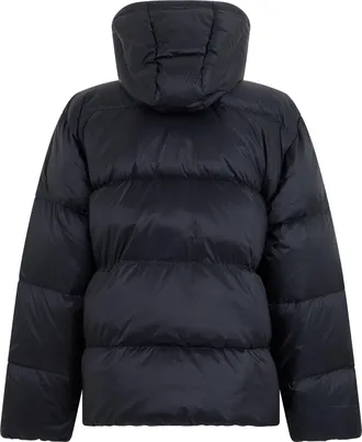 Polo Ralph Lauren Womens Padded Jacket With Hood Black Nylon Puffer