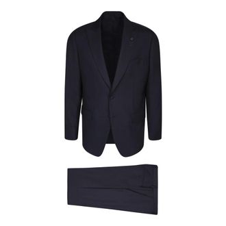 Lardini Blauer Anzug - - Suits - Herren - Blau - L
