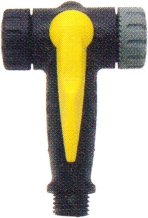 Topeak TwinHead Ersatzpumpenkopf f&uuml;r Joe Blow Max Luftpumpen aus Kunststoff in der Farbe Schwarz und Gelb, Gewicht: 41 g Ma&szlig;e: 17,78x11x,18x1,27 cm, 15710040
