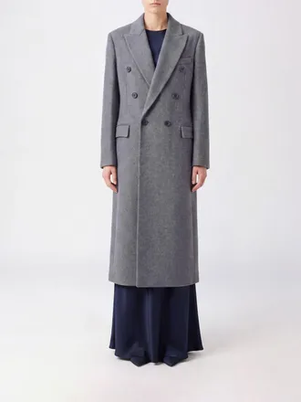Victoria Beckham Langer doppelreihiger Mantel aus Wolle und Kaschmir