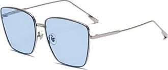 Generic Monture en métal pour hommes et pour femmes, lunettes de soleil ombragées, lunettes de soleil pour les vacances en plein air, la conduite (couleur : C