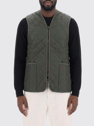 Barbour Wendbare gesteppte Nylon-Tartanweste mit V-Ausschnitt