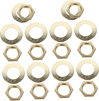 Valiclud 11 Sätze Teiliges DIY Uhrwerk Reparaturset mit Robusten Metall Gummidichtungen Präzisem Quarzuhrwerk Inklusive Muttern und Unterlegscheiben Einfache M