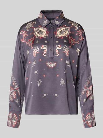 Marc Cain Blusenshirt mit kurzer Knopfleiste