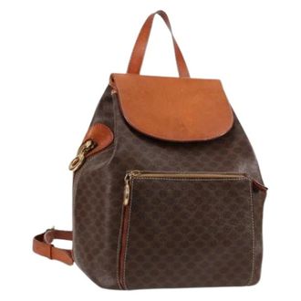 Celine Pre-owned Cuir sacs-dos - Femme - Pre-owned - Brun - Taille: ONE Size