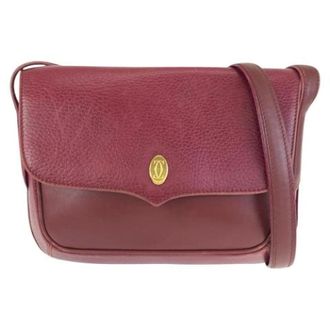 Cartier Pre-owned Cuir sacs-ports-paule - Femme - Pre-owned - Rouge - Taille: ONE Size