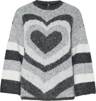 Pieces Pcjessa Ls O-Neck Knit Bc