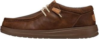 HeyDude Wally Grip Craft Leather Chaussures Plates Homme
