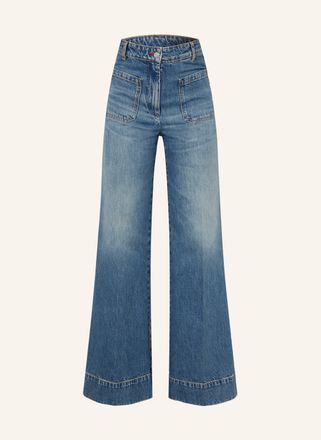 Victoria Beckham Straight Jeans Alina blau
