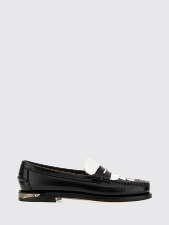 Sebago Mocassins penny Classic Dan en cuir bross&eacute; avec semelle en cuir