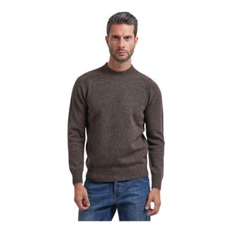 Gran Sasso Pull &agrave; col rond - Homme - Pulls - Brun - Taille: XL