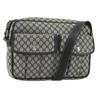 Celine Pre-owned Vintage Macadam Canvas Shoulder Bag - Femme - Pre-owned - Gris - Taille: ONE Size