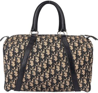 Dior Crossbody Bags - Christian Dior Trotter Monogram Boston 30 Handbag - Gr. unisize - in Schwarz - f&uuml;r Damen