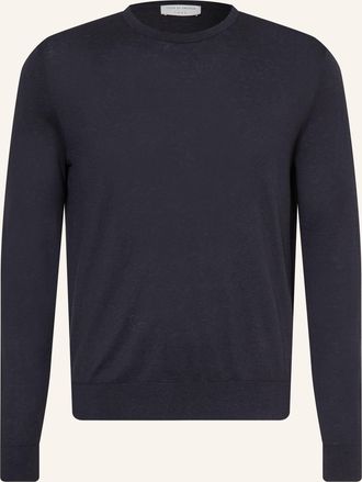 Tiger Of Sweden Pullover Connor Mit Leinen blau