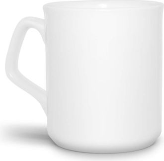 Tassendruck Bastel-Tassen ohne Druck zum Bemalen aus Hochwertiger Keramik Einzeln oder im Set/Mug/Cup/Becher/Pott - Spartacus 2er Set