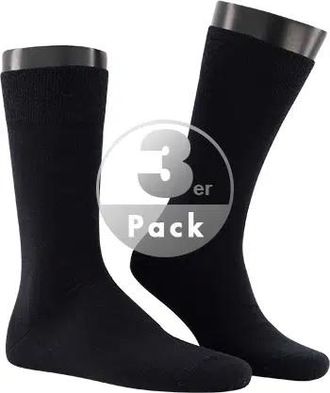 Kunert Herren Socken blau Merinowolle unifarben