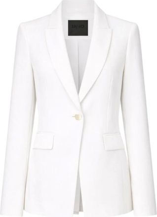 Liu Jo Femme, Vestes, Blanc, Taille: 42 FR Blazer ajust&eacute;