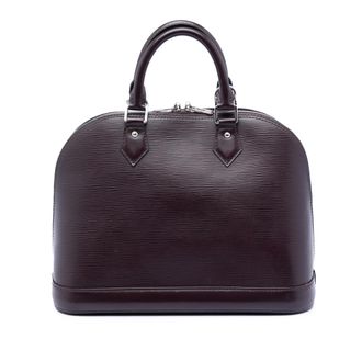 Louis Vuitton Purple Epi Alma PM