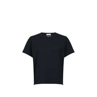 Toteme T-shirt droit brod&eacute; en coton biologique