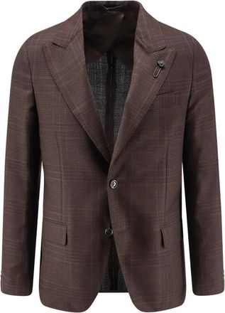 Lardini Sakko mit fallendem Revers - - Suits - Herren - Braun - M