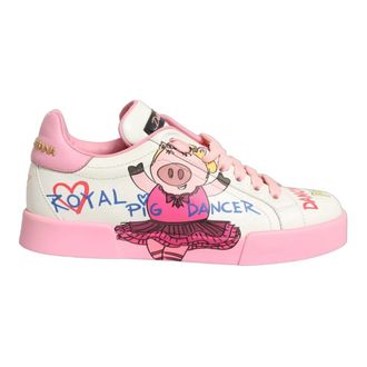 Dolce & Gabbana Femme, Chaussures, Multicolore, Taille: 35 1/2 EU Baskets Basses Portofino