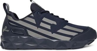 Emporio Armani Femme, Chaussures, Bleu, Taille: 39 1/2 EU Baskets Triple Sky Captain