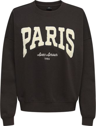 Jacqueline de Yong Jdymesa Life L/S O-Nk Emb Sweat JRS Noos