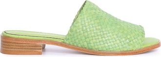 Sarah Chofakian Trama Pantoletten - Grün