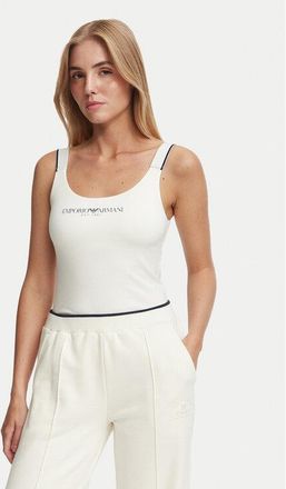Emporio Armani Top EW004627 AF27298 U1131 Wei&szlig; Slim Fit