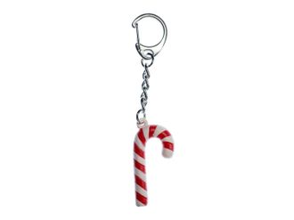 Miniblings Weihnachten Zuckerstange Schl&uuml;sselanh&auml;nger - Handmade Modeschmuck I I Anh&auml;nger Schl&uuml;sselring Schl&uuml;sselband Keyring
