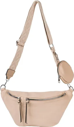 styleBREAKER Umh&auml;ngetasche Halbmond Crossbody Bag Set 3-Teilig