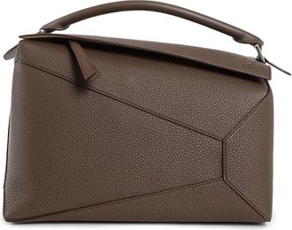 Loewe Large Puzzle bag in grained calfskin