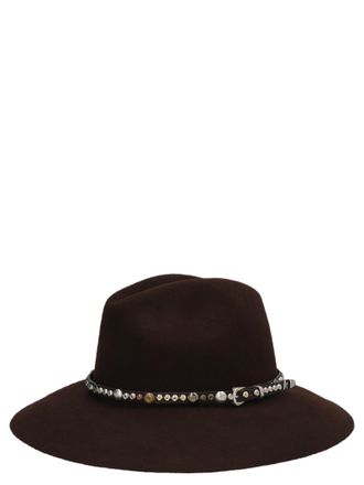 Golden Goose Mens Brown Wool Fedora Accessory