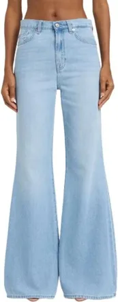 7 For All Mankind Femme, Jeans, Gris, Taille: W31 Retro Flare Hana