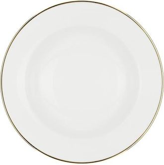 La Porcellana Bianca Suppenteller aus Porzellan, Durchmesser 25 cm, Kollektion Majest&eacute;