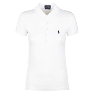 Polo Ralph Lauren Femme, Tops, Blanc, Taille: 36 FR Polo en maille stretch 30/1