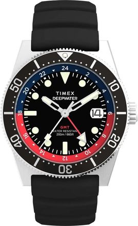 Timex Uhren - Quarz-Analoguhr Deepwater Reef 200 Gmt - Gr. unisize - in Schwarz - f&uuml;r Damen