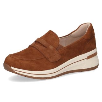 Caprice Caprice Damen 9-24201-45 Slipper, Cognac Suede, 39 EU Weit