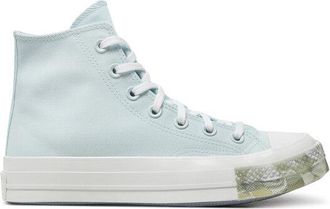 Converse Sneakers aus Stoff Chuck 70 Marbled Hi A03527C Blau