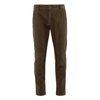 Bomboogie Homme, Pantalons, Brun, Taille: W38 Pantalon chino slim fit en velours c&ocirc;tel&eacute;