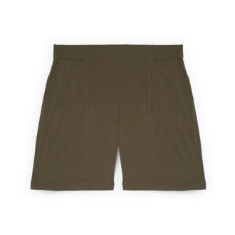 Fiorella Rubino Bermuda avec taille &eacute;lastiqu&eacute;e - Femme - Shorts - Vert - Taille: 40 FR