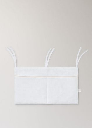 Mango Organisateur b&eacute;b&eacute; en gaze de coton blanc - Home - Taille unique - MANGO HOME