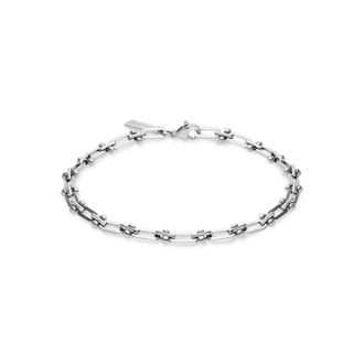 Liebeskind BERLIN Bracelet - Elegantes Armband aus poliertem Edelstahl - Silber - Gliederkette verstellbar bis 21 cm - wasserfest & hautfreundlich