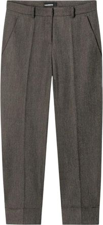 Cambio Cropped Hosen - - Trousers - Damen - Grau - 3XL
