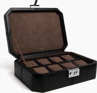 Le Tanneur Coffret 8 montres fermoir T en cuir