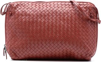 Bottega Veneta Hobo Bags - Large Nappa Intrecciato Nodini Crossbody - Gr. unisize - in Rot - f&uuml;r Damen