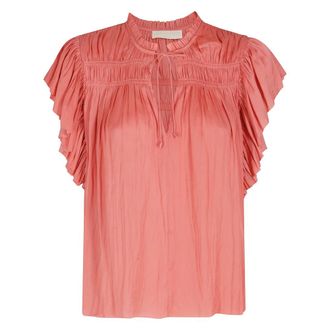 Ulla Johnson Agosta Bluse - - Blouses & Shirts - Damen - Rot - 2XS