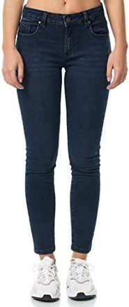 Tazzio Jean pour femme Coupe skinny Stretch Pantalon denim Slim F112, bleu fonc&eacute;, 34 W